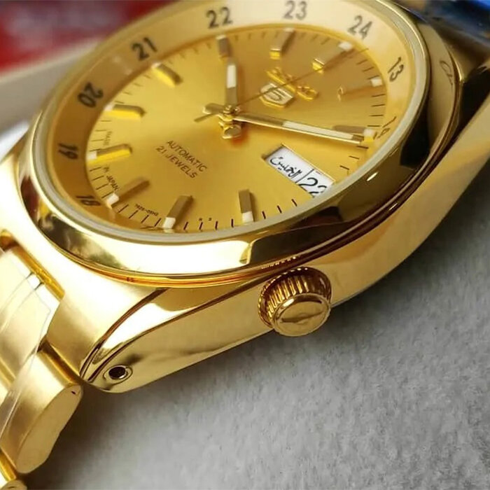 Наручные часы SEIKO SEIKO 5, золотой — фото 1