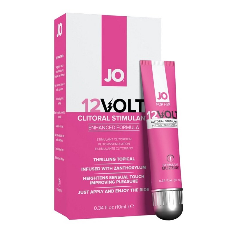 Сыворотка для стимуляции клитора «JO 12 VOLT»с эффектом вибрации,10 мл