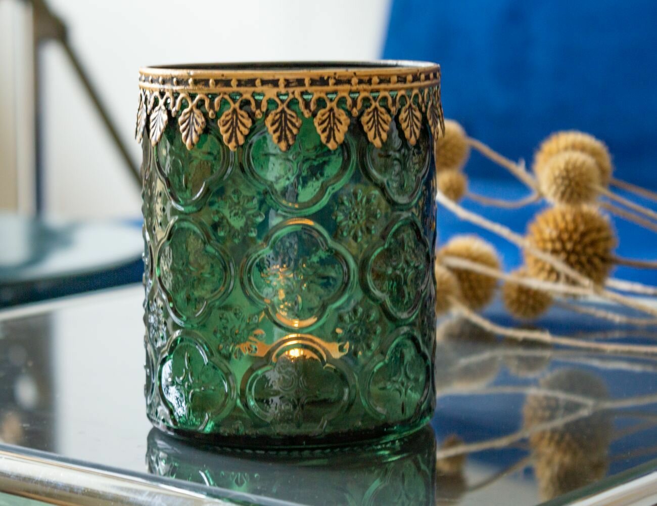 Стеклянный подсвечник медайо, 12 см, Goodwill FI10507