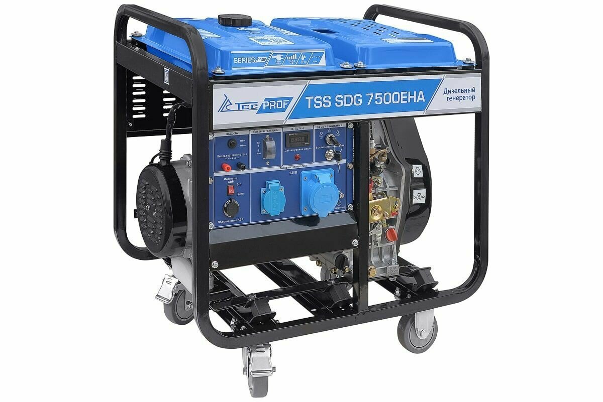 Дизель генератор TSS SDG 7500EHA, 7кВт, 220В