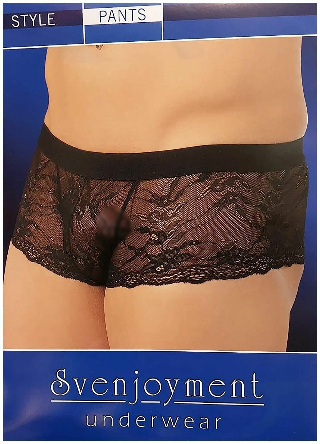 Сексуальные кружевные мужские труики от Sven O, размер-M