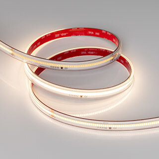 041742 Лента герметичная SPI-COB-PS-X378-14mm 24V Warm3000-PX63-BPT (7 W/m, IP67, 5m) (Arlight, бегущий огонь)