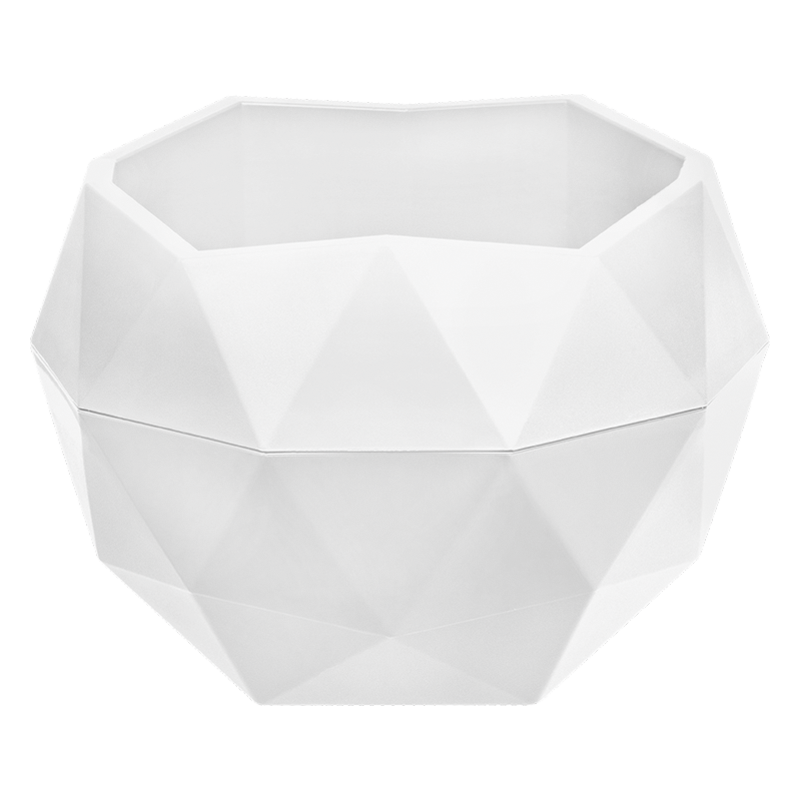 Кашпо ВМС Топаз белый 0,45л Арт. КШ-9110