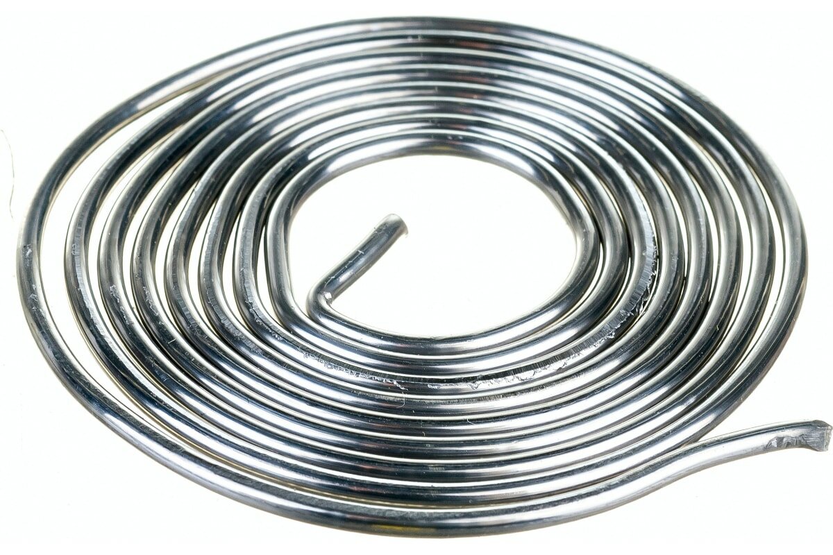 Navigator 93091 Припой NEM-Pos03-61K-2-S1 ПОС-61 спираль 1 м, диаметр 2 мм, монтаж