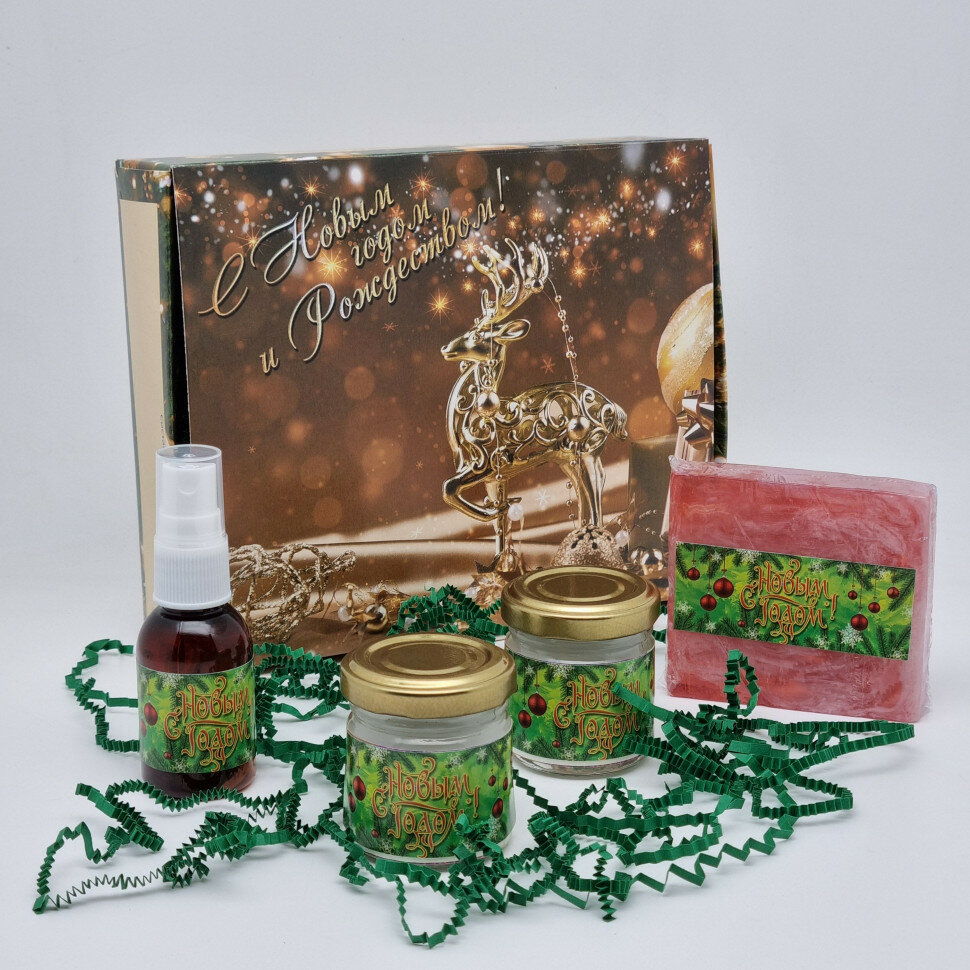 Набор 494 косметика для нежного ухода лаванда с новым годом