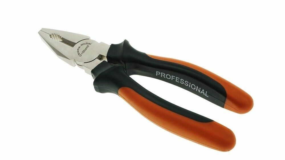 Пассатижи, 200мм, 2-х компонентные рукоятки Sturm! 1020-01-1-200