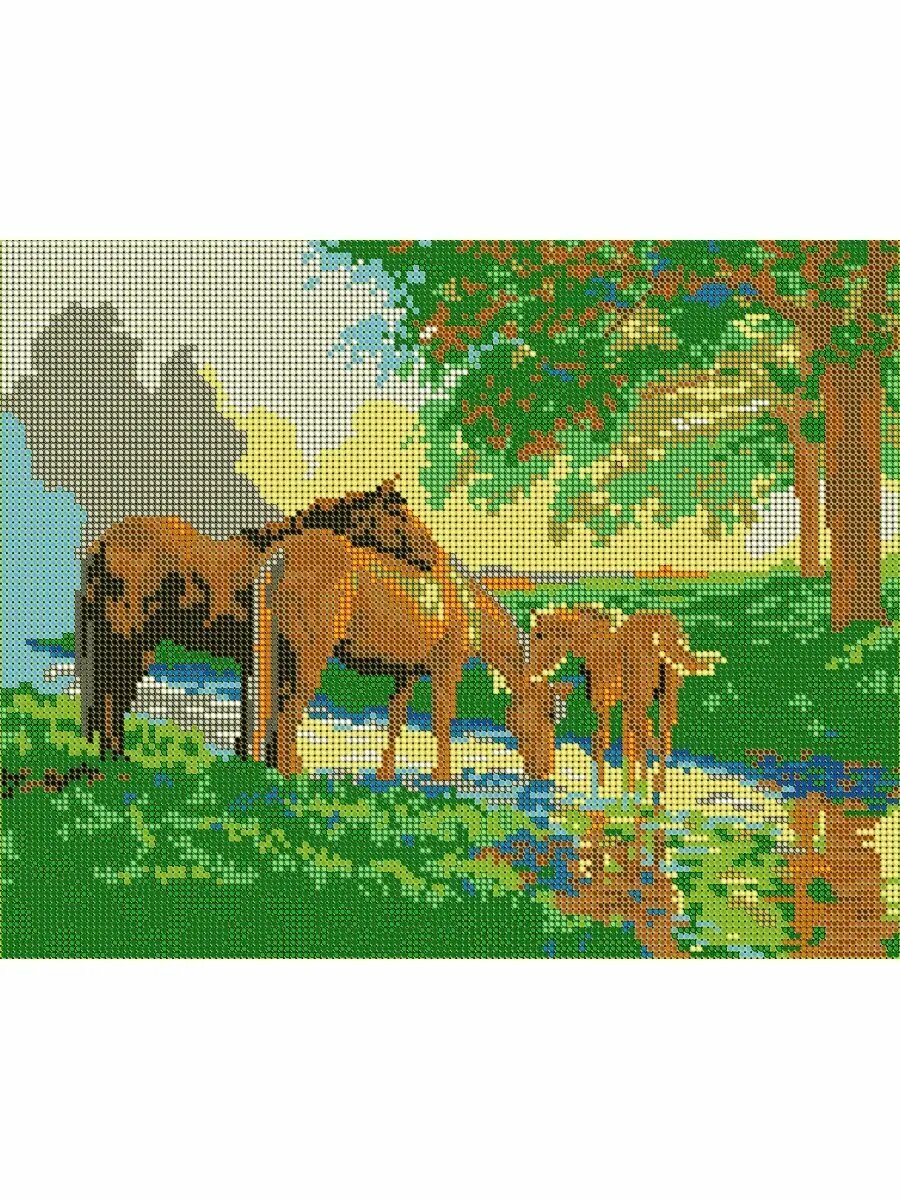 Набор для вышивания бисером 24*30 см