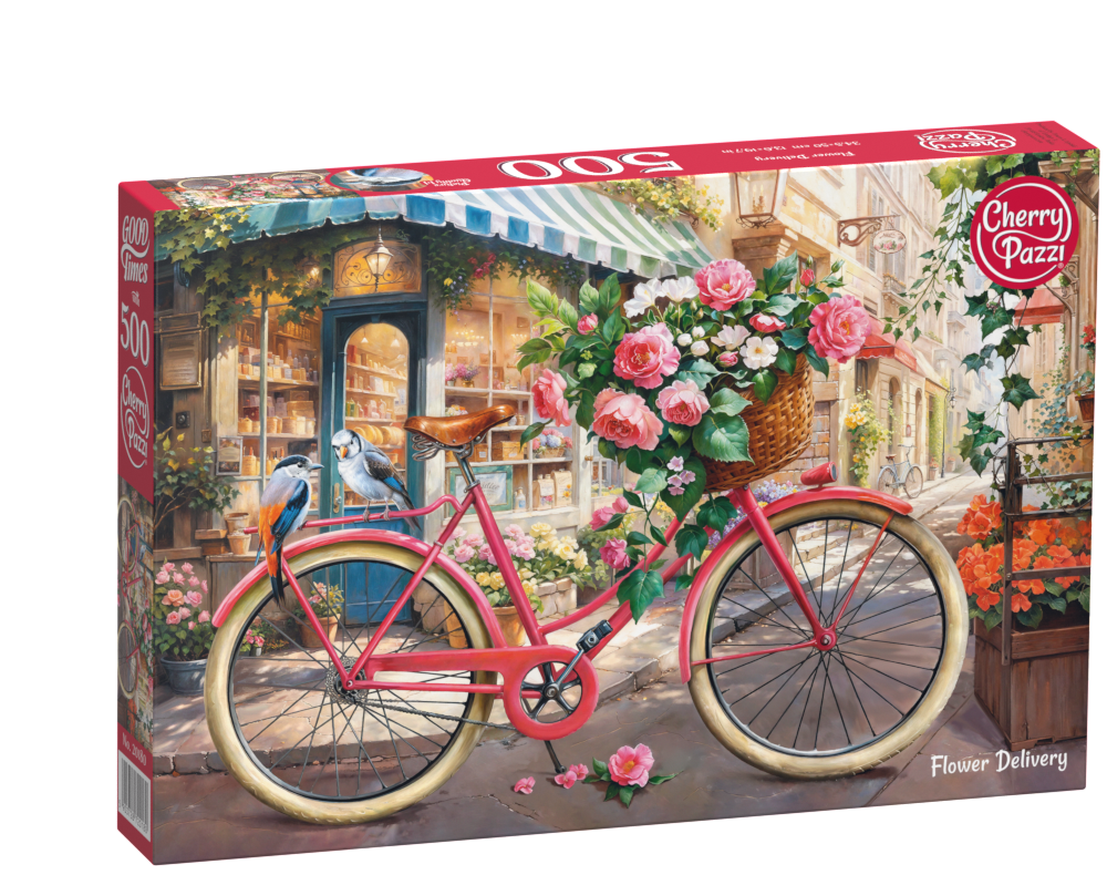 Пазл 500 деталей " Доставка цветов" Cherry Pazzl