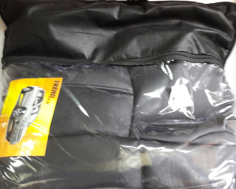 Чехлы Hyundai Accent 06- (ТагАЗ) экокожа спинка 1/2 черные Ростов