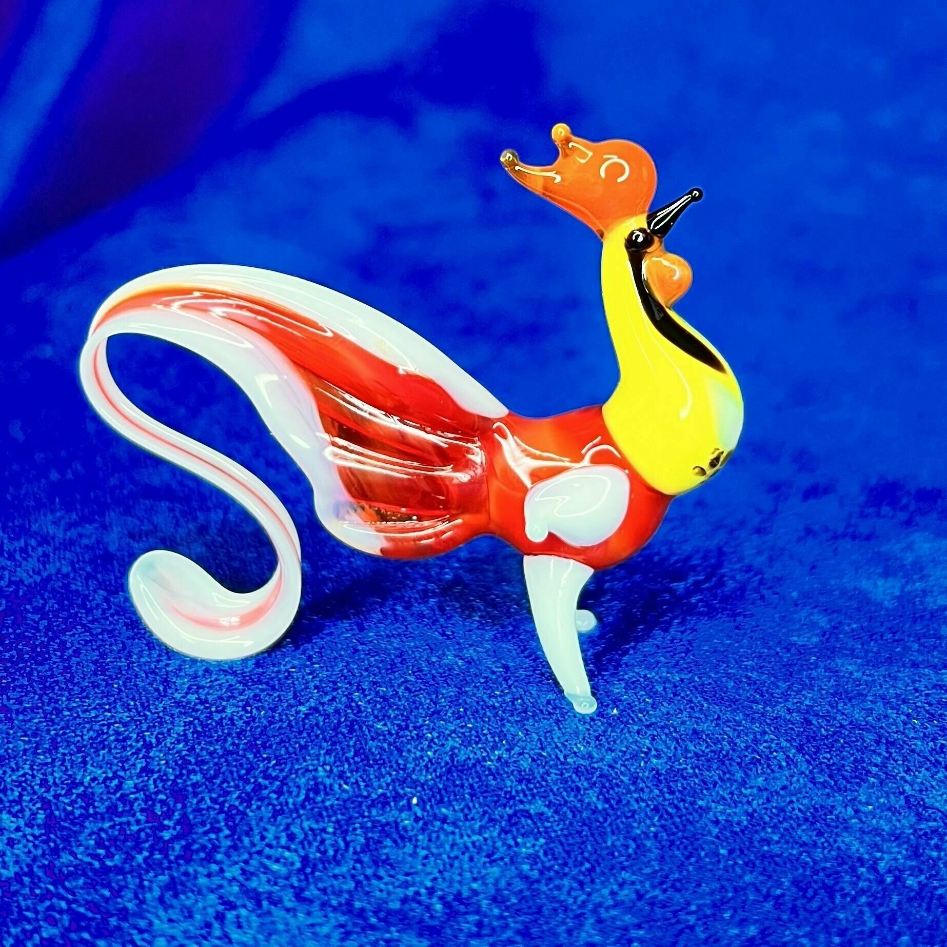 Фигурка стеклянная "Петушок"