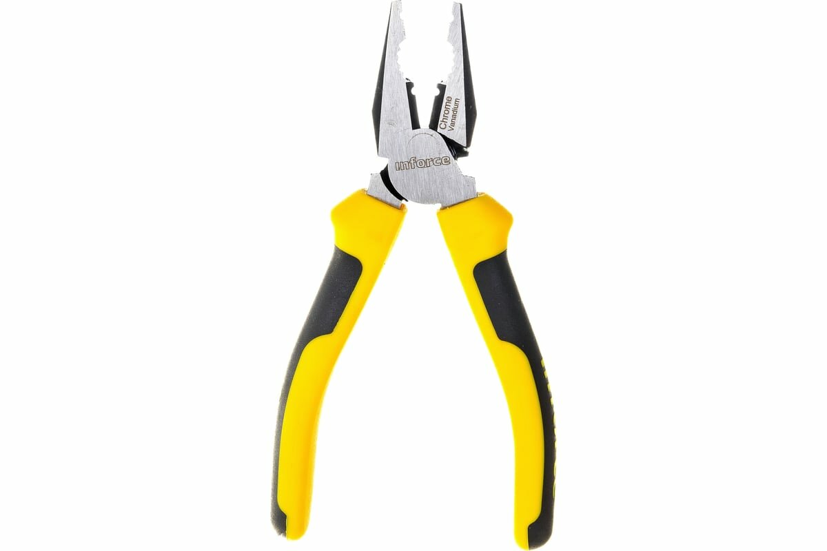Inforce Комбинированные плоскогубцы 160 мм 06-18-01 для резки, захвата и обжима
