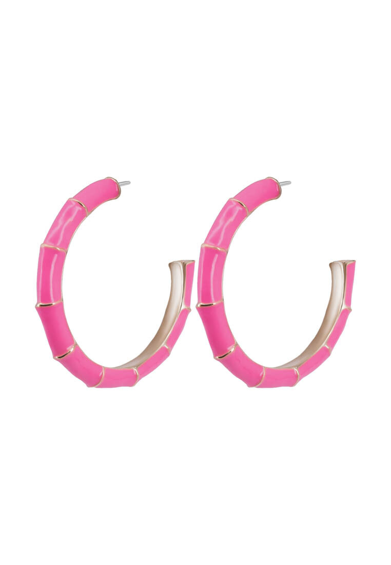 Серьги пусеты, эмаль