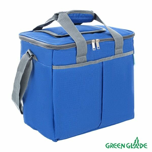 Термосумка холодильник для ланча и обеда переносная изотермическая 22 л, сумка для посуды походная