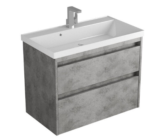 Тумба MUSKAT 80 темный камень под ум-к Classic 80