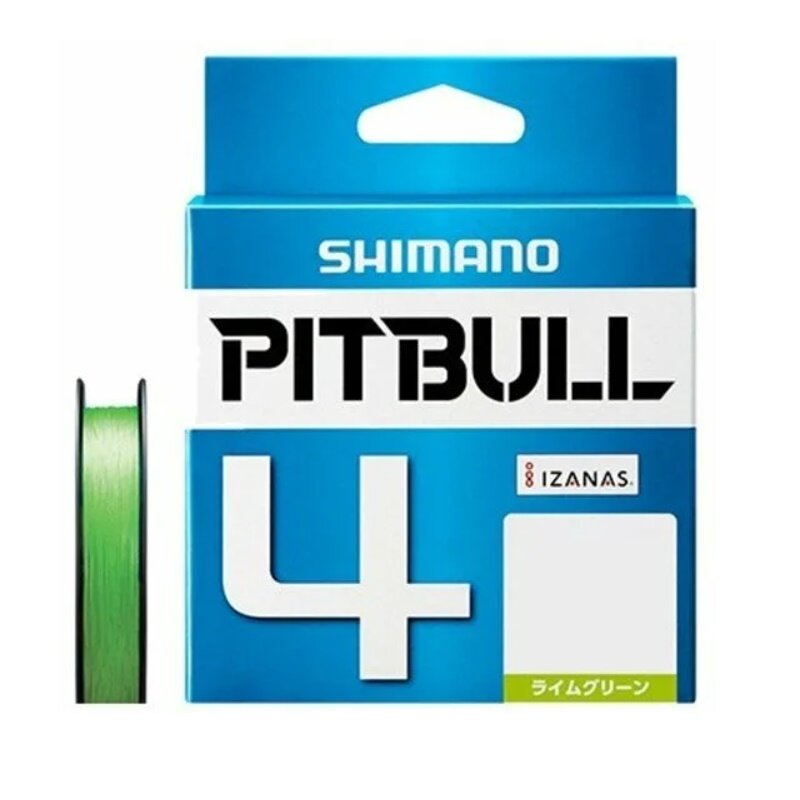 Шнур плетёный Shimano Pitbull PL-M54R X4 #0.8 (150м, 8.1кг, 0.148мм) #LimeGreen