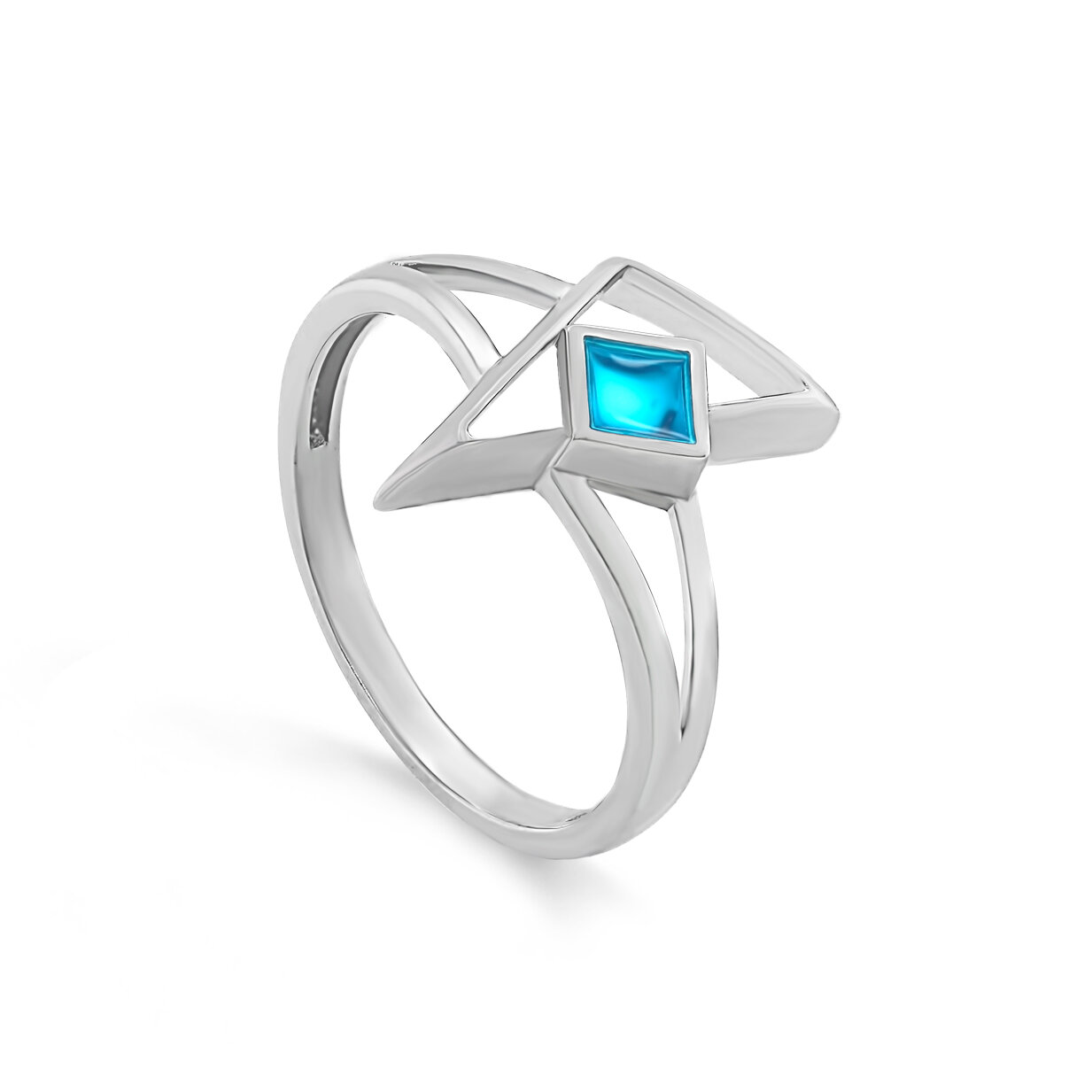 Кольцо, серебро, 925 проба