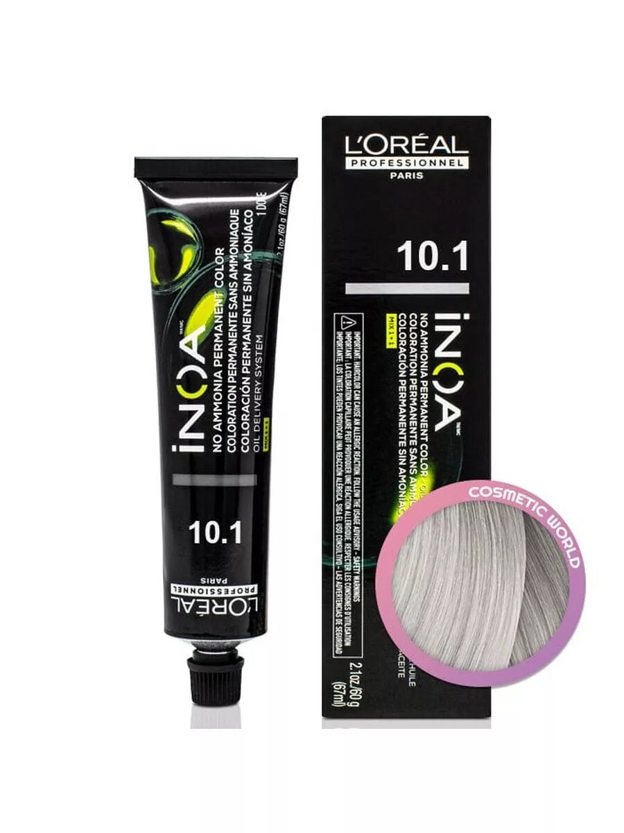 Loreal INOA 10.1 - Краска Иноа 60 мл — фото 1