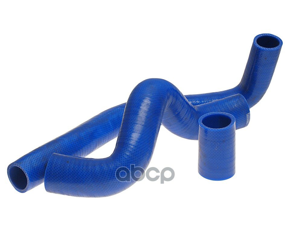 Патрубок УАЗ-3163 Патриот дв. ЗМЗ-409 ЕВРО-2,3 радиатора с кондицион. комп.3шт. син. силикон MEGAPOWER MEGAPOWER Automotive арт.