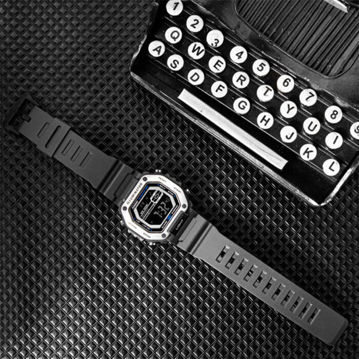 Наручные часы CASIO Collection, серебряный, черный — фото 1