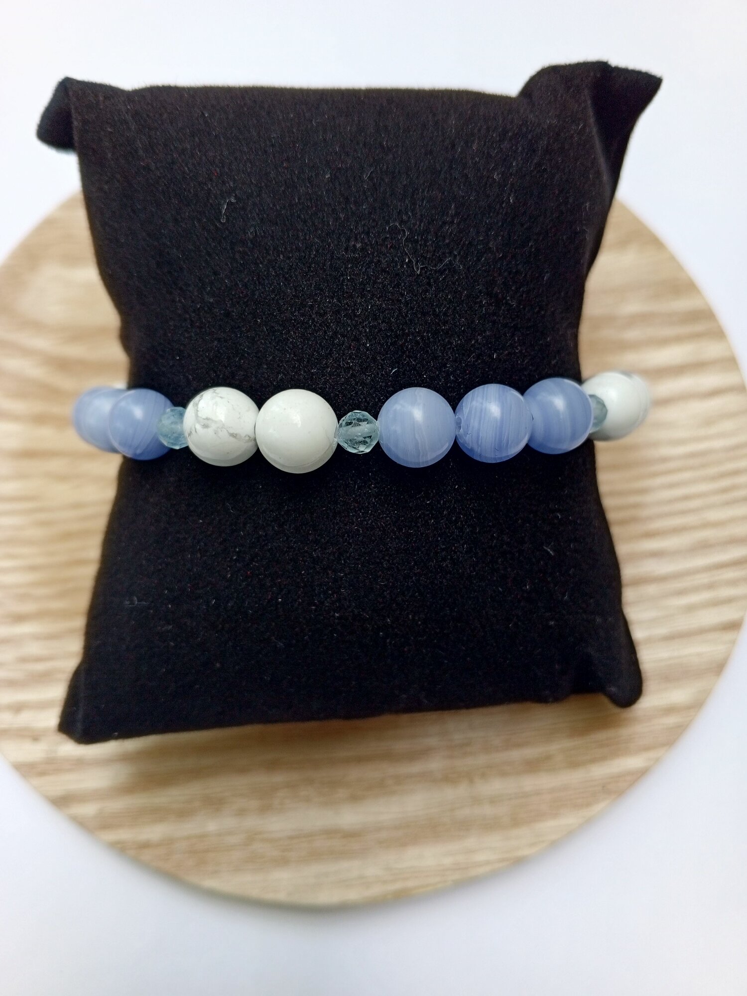 Браслет Nikos Stone, магнезит, агат