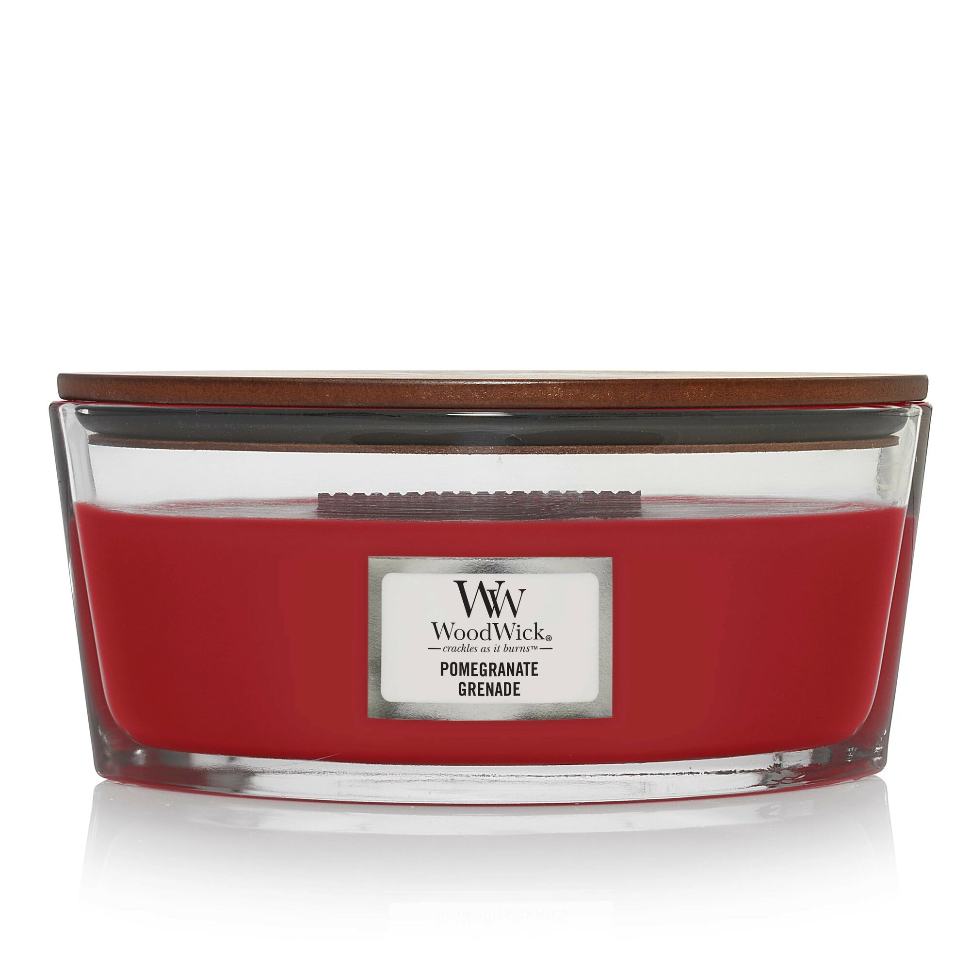 Woodwick/ Свеча эллипс Гранат 453.6гр.