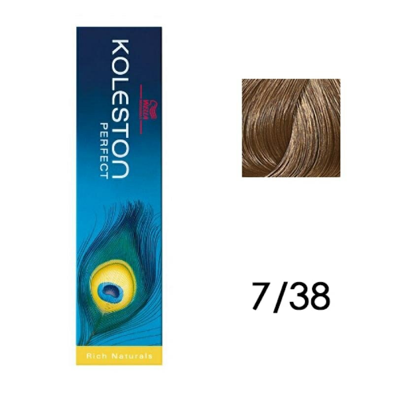 WELLA Koleston perfect 7/38 7/38 Стойкая крем краска Koleston 60 мл