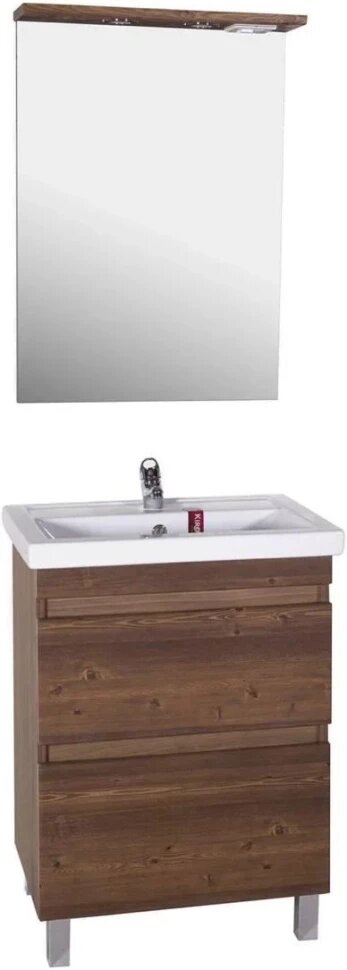 Комплект мебели светлый орех 60,5 см ASB-Mebel Коста