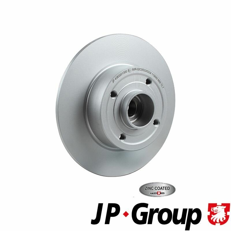 Диск тормозной RENAULT CLIO III 05-/MEGANE II 02- задний с подшипником