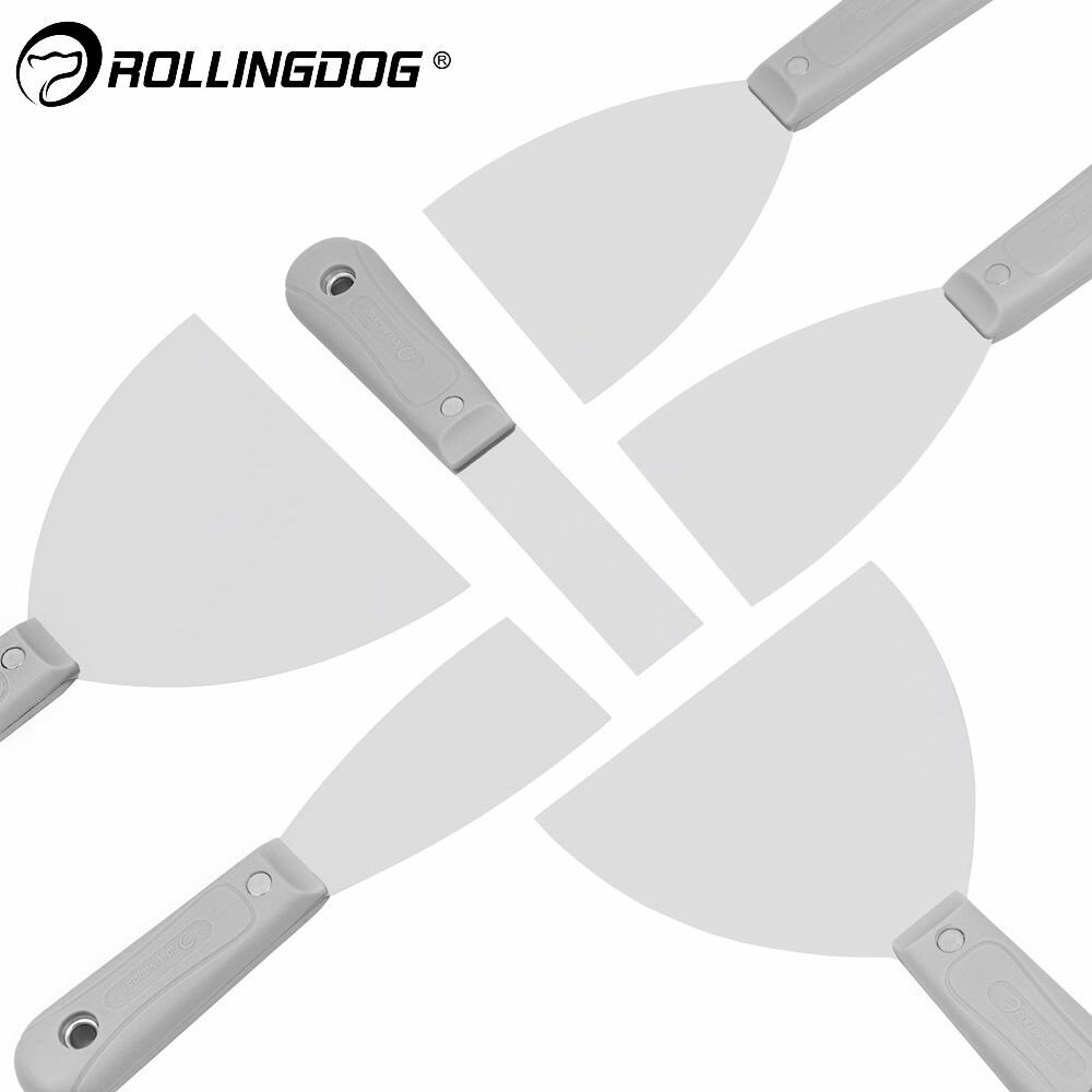 Набор шпателей Rollingdog 1 2 3 4 5 6" (25 50 75 100 125 150мм), серия Standard , арт.50481