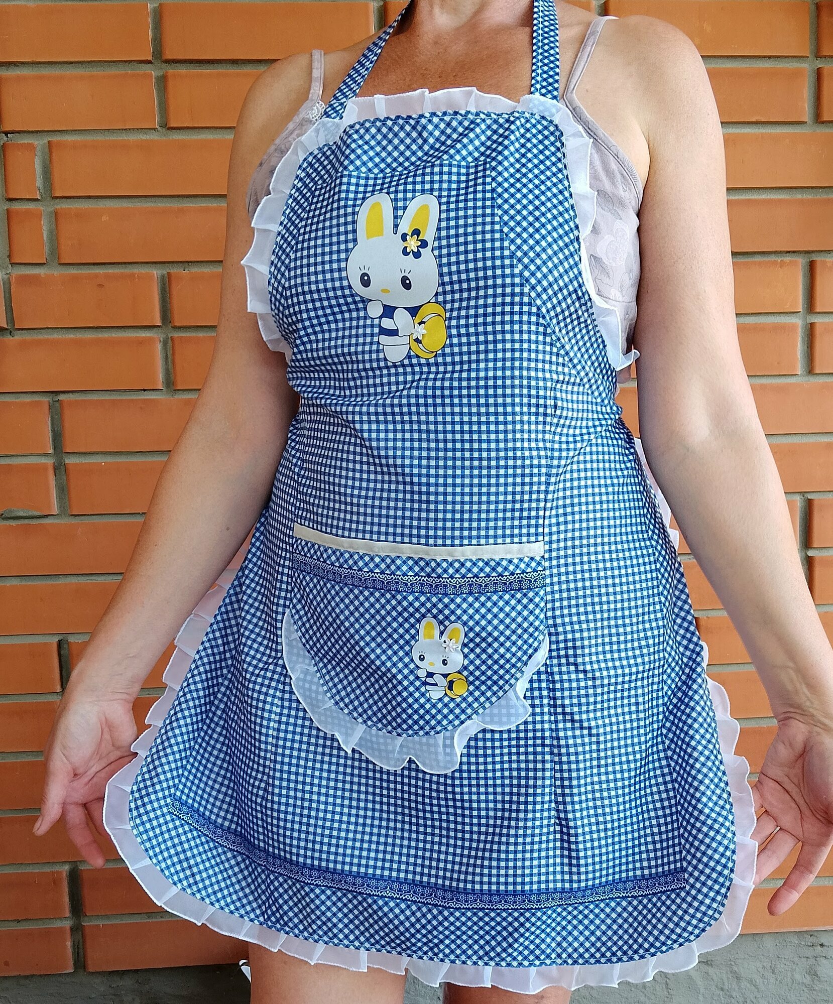 Фартук кухонный Синий