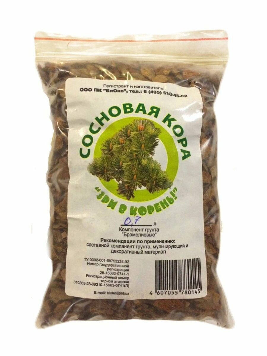 Кора сосновая 0,7л Зри в корень