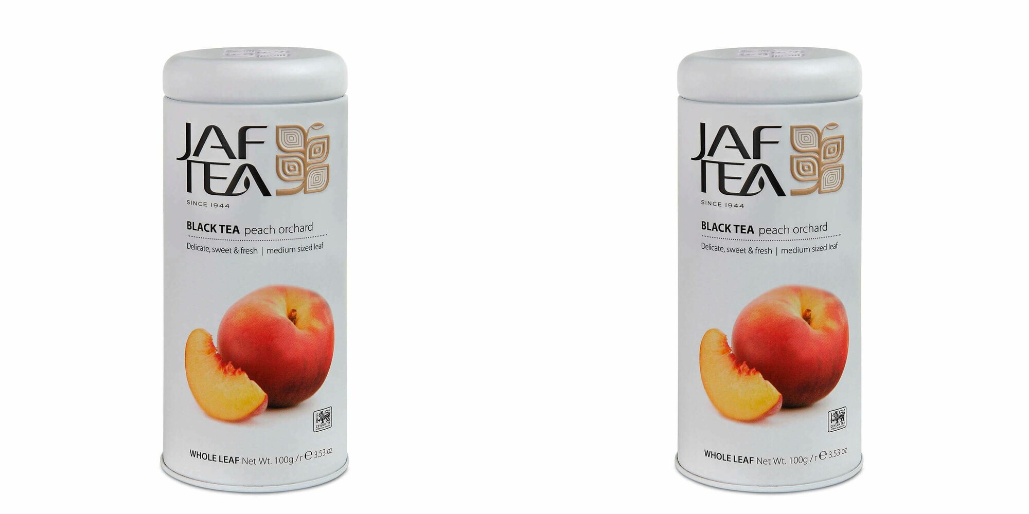 Jaf tea peach orachrd Чай черный с персиком 100гр, 2 уп.