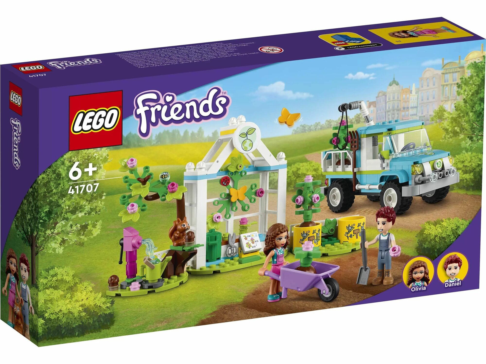 Конструктор LEGO Friends 41707 Машина для посадки деревьев, 336 дет.