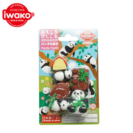 Оптовая продажа японского набора канцелярских товаров iwako с мультяшными персонажами, разборной комбинированной игрушкой и набором ластиков для сборки в подарок.