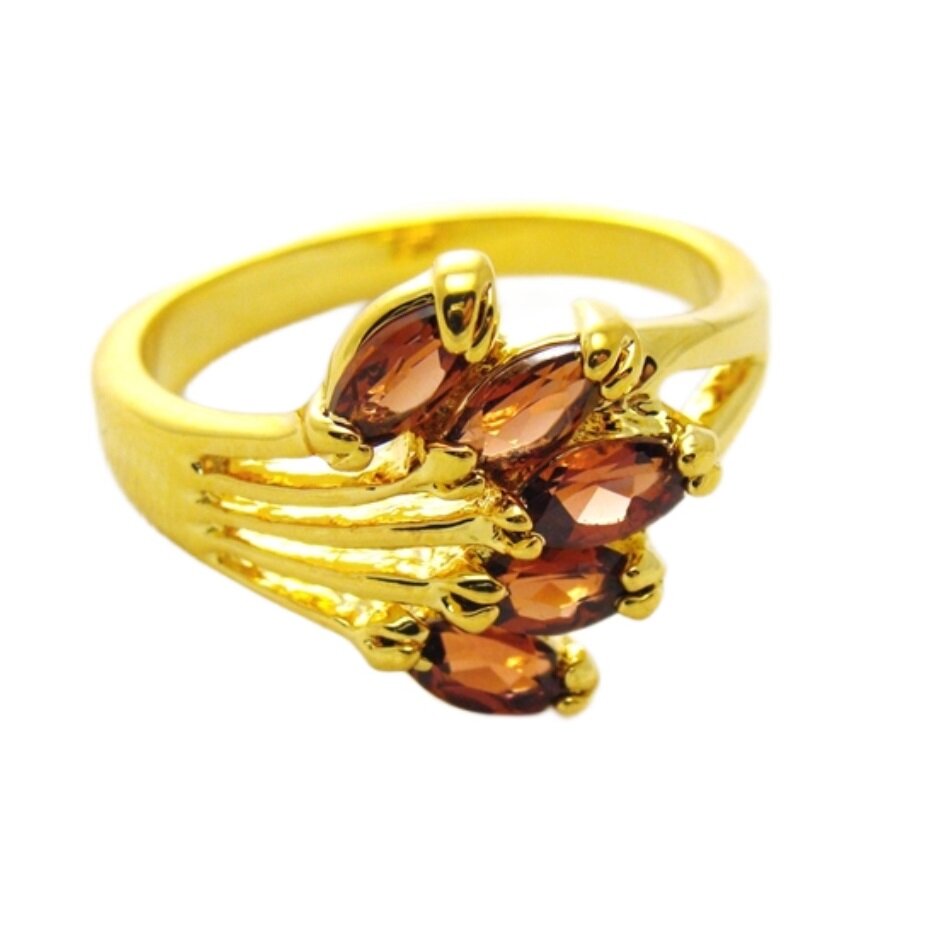 Кольцо, гранат