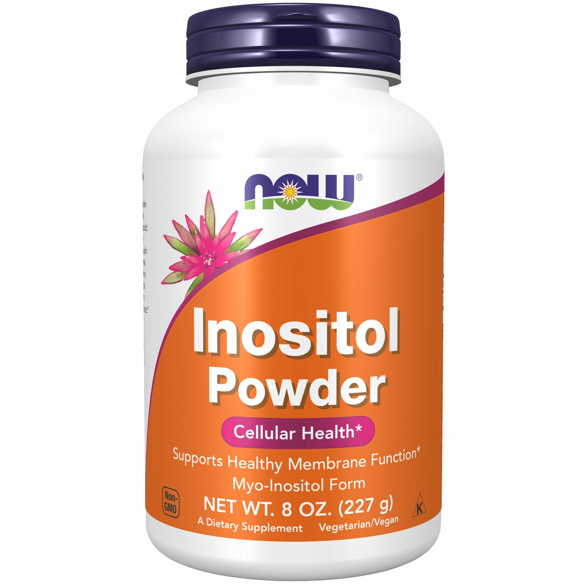 NOW Inositol powder, Инозитол порошок, здоровье нервной системы, 227 грамм