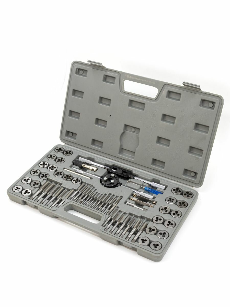 Набор метчиков и плашек NEW EPOCH, для нарезания резьбы, 60 элементов