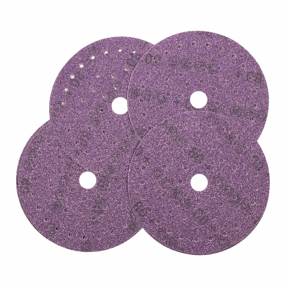 Круг шлифовальный DLT GrandFlex FILM-CERAMIC, P80, 150мм, 10шт. в упаковке, (на плёнке, керамика точной формы)