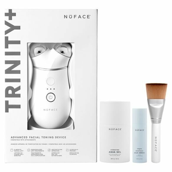 NuFACE Массажер для лица Trinity+ Starter Kit, белый
