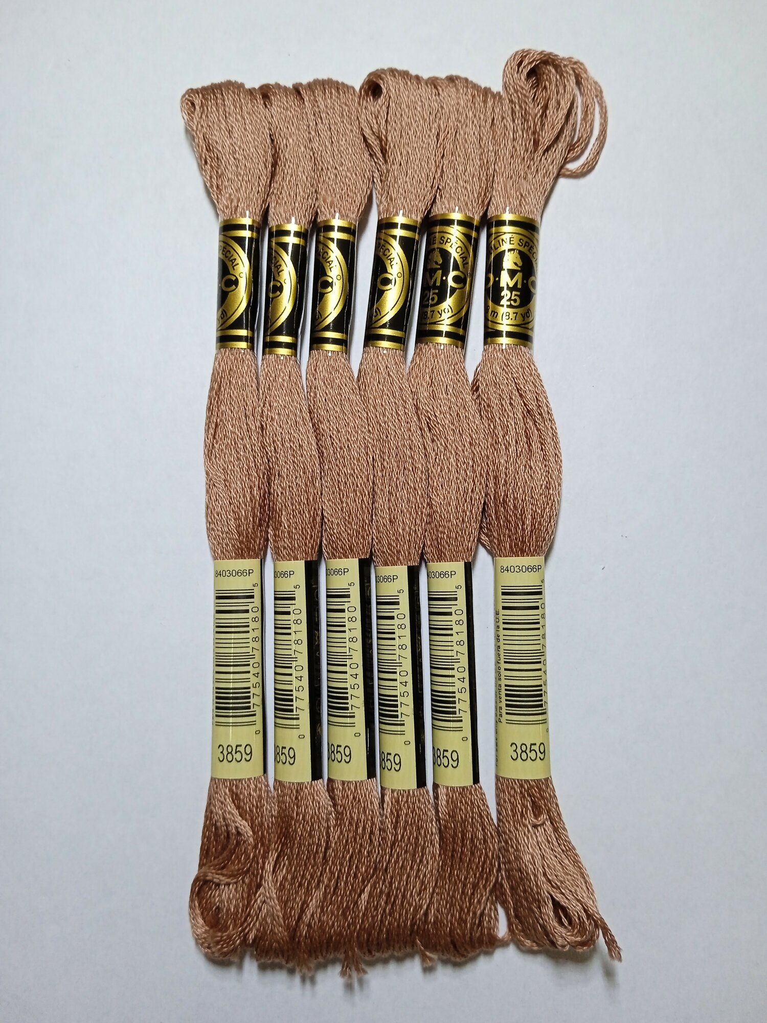 Набор ниток мулине, 8 м, 6 шт DMC-3859_6