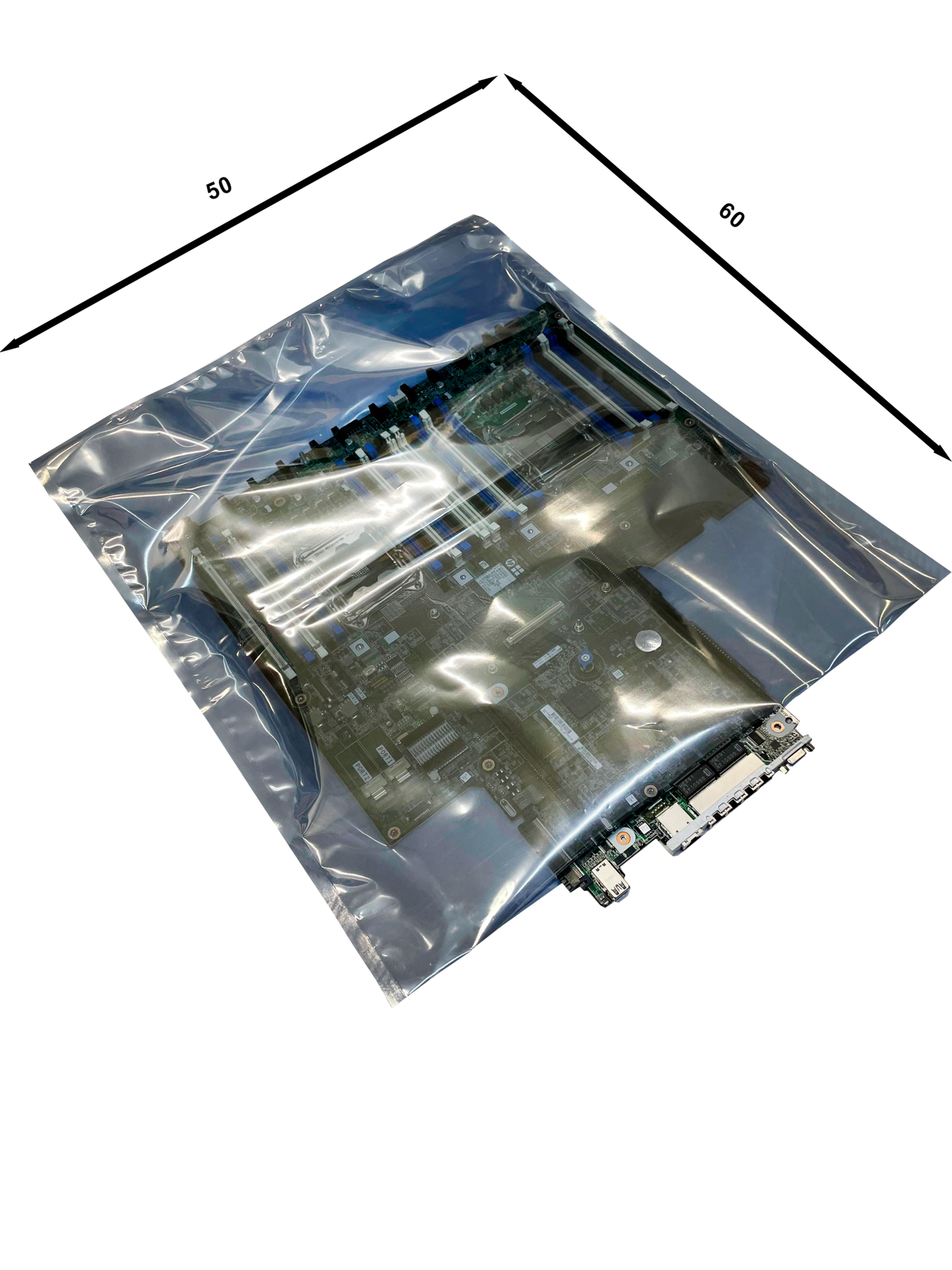 Антистатический пакет, размер 50x60 см, 10 шт в упаковке