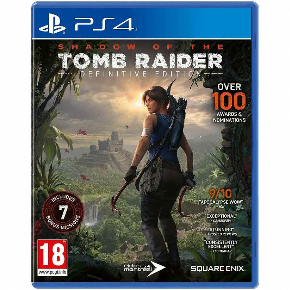 Игра Shadow of the Tomb Raider Definitive Edition для PS4 (CUSA 16262) (Русская версия)