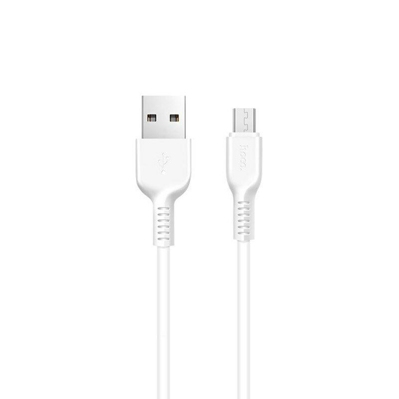 Кабель USB A --> Micro USB 5P (B) 1.0м hoco X20, белый