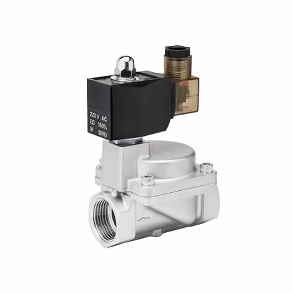 Клапан SKC G1/2.220AC (NC) 150С, Нерж.
