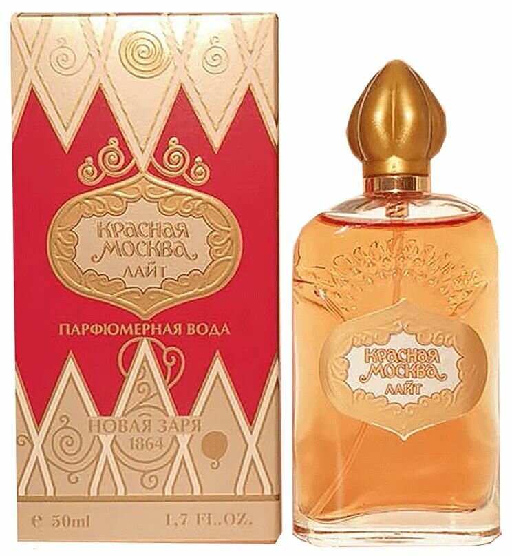 Духи Новая Заря "Красная Москва Лайт", 50мл, женские, восточные и цветочные ноты