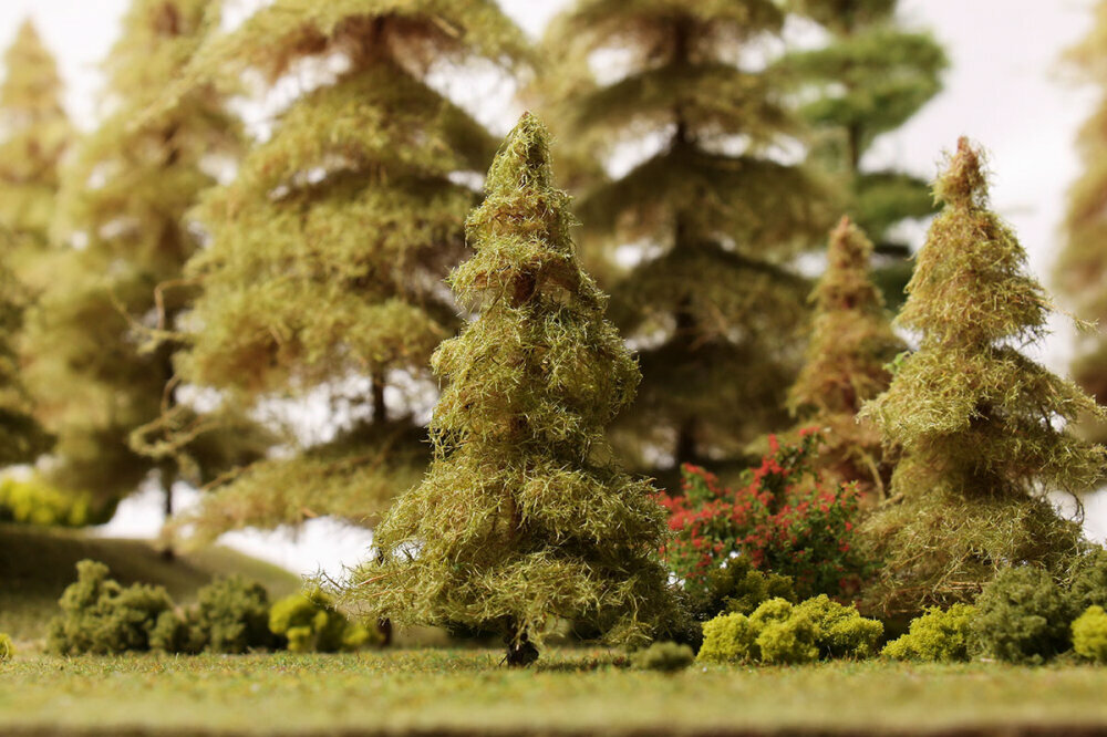 Дремучая ель для макета леса 10см.