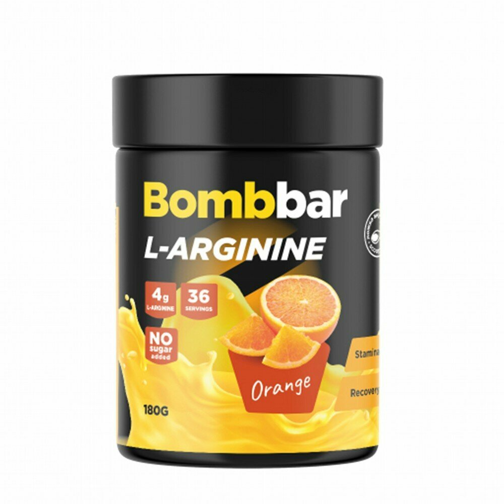 Bombbar L-Arginine (180 гр.) (апельсин)