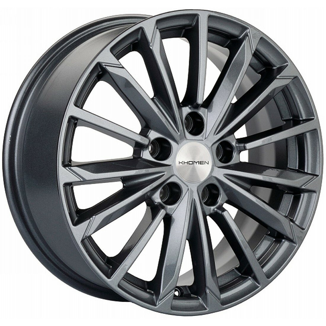 Колесный диск Khomen Wheels KHW1611 6,5x16 5x108 ET50 63,3 Gray литой для автомобиля