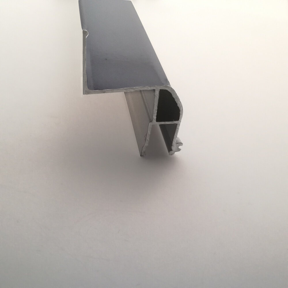 Профиль AL штапик. Парящий черный 2м (2шт по 1м)