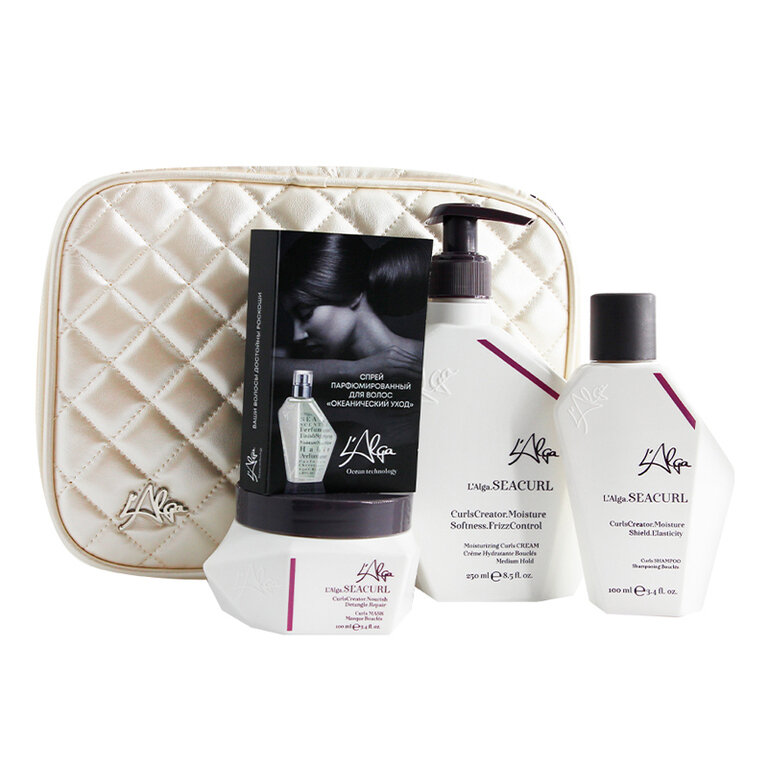 L'ALGA SEACURL Beauty Bag Набор SEACURL для идеальных локонов вьющихся волоc